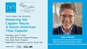 Tales from the Archives: Restoring the Cappon House, A Dutch-American ...